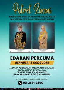 PERHATIAN: Potret Rasmi YDP Agong Dan Raja Permaisuri Boleh Didapati ...